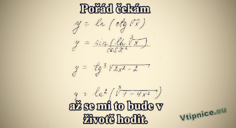 Složité matematické příklady - Vtipnice.eu