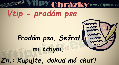 Vtipy - inzeráty - Vtipnice.eu