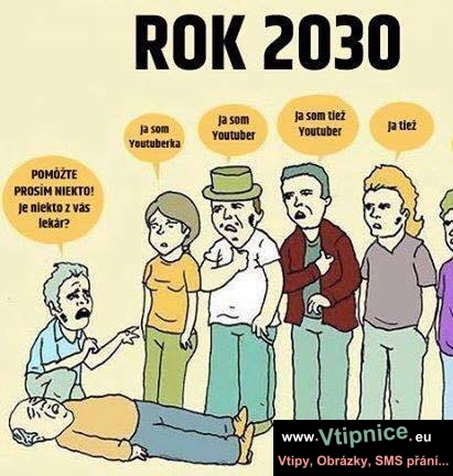 Kreslené vtipy - Rok 2030 | Vtipnice.eu