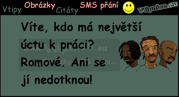 Vtipy – o cikánech | Vtipnice.eu