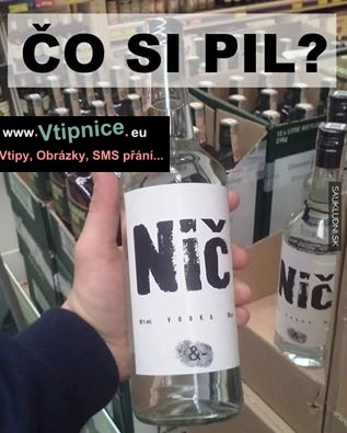 Vodka Nič - Vtipnice.eu