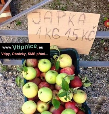 Jablka 1 kg - Vtipnice.eu