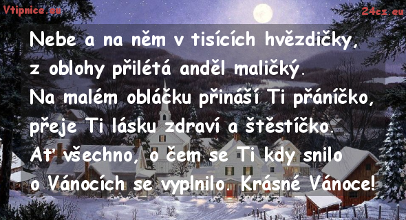 Vánoční obrázky s textem – pohlednice | Vtipnice.eu