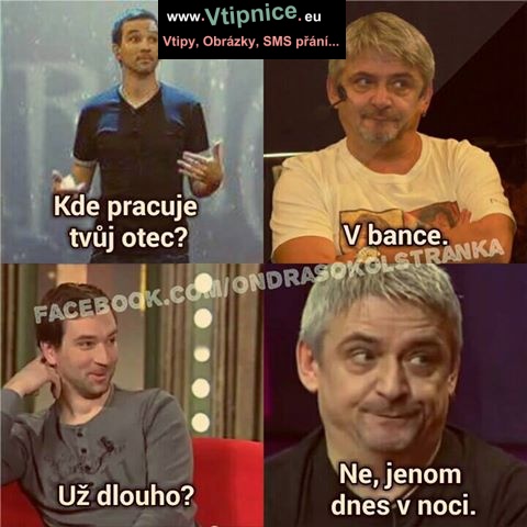 Práce v bance - Vtipnice.eu